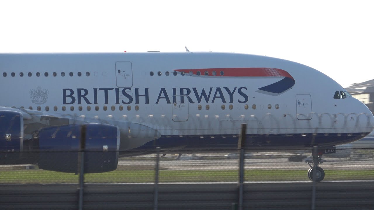 BA A380 G-XLED - Heathrow Departure. BA 207 Miami - 11th February 2022 ...