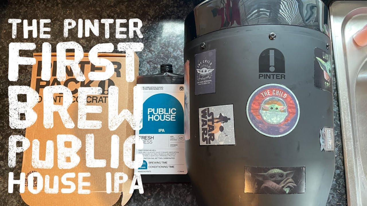 The Pinter | Brew Day | First Brew | public House IPA | - YouTube