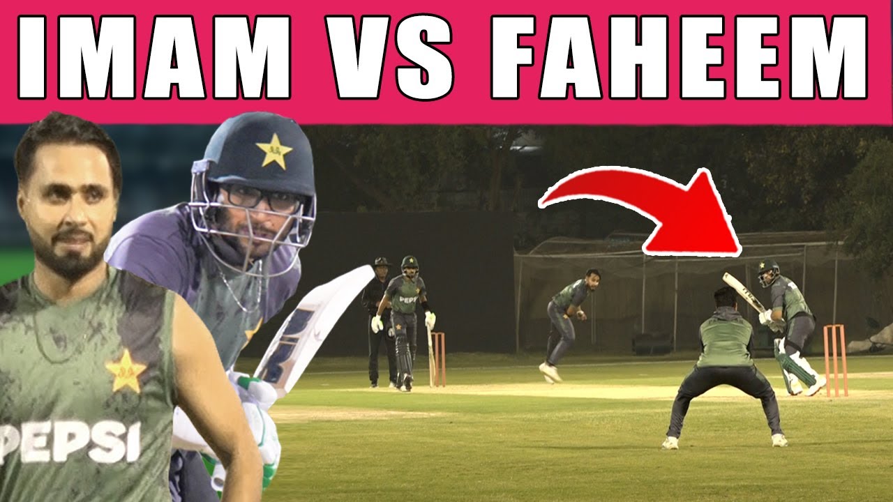 Faheem Ashraf clean bowled by Imam ul Haq | Practice Match Highlights ...