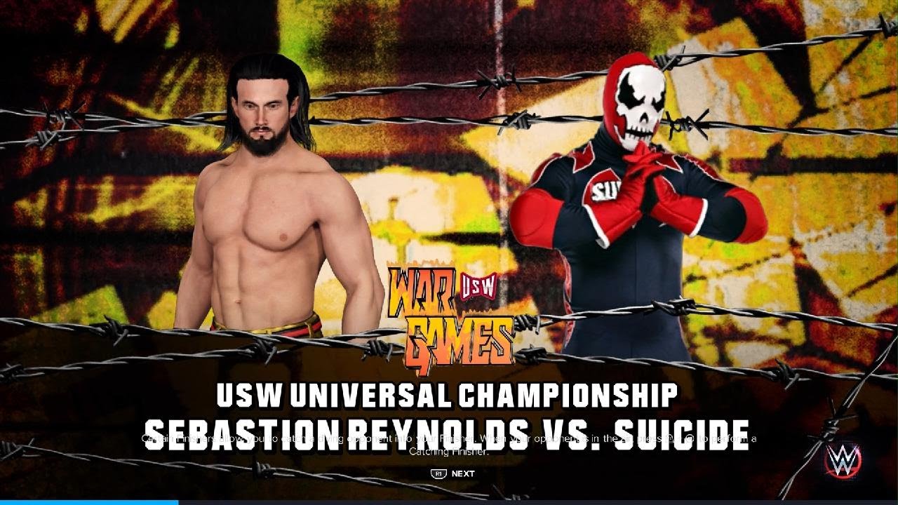 Universal Title: Suicide Vs Sebastian Reynolds(War Games) - YouTube