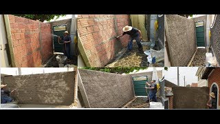 Saiba como aplicar chapisco em paredes de tijolos cerâm... | Doovi