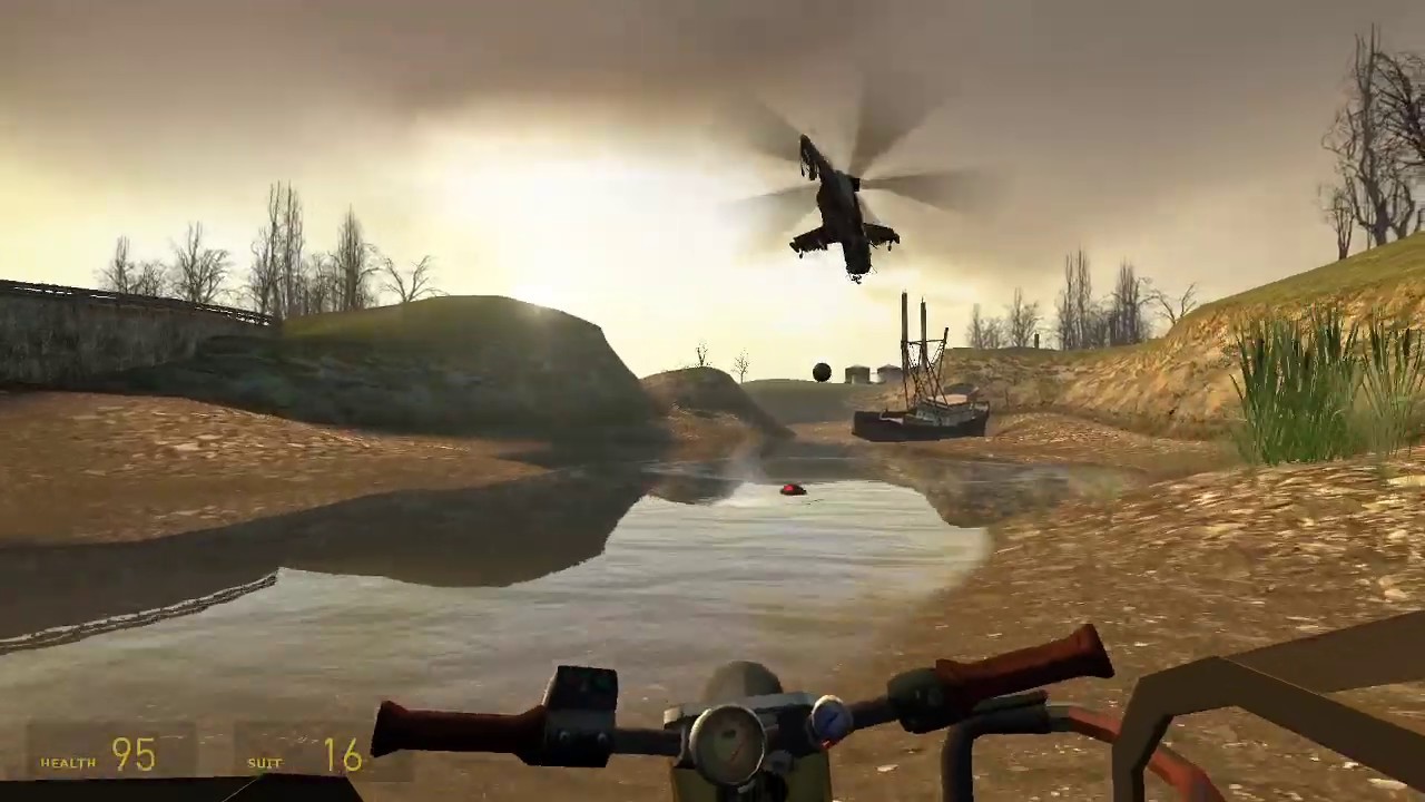 Half-Life 2 | Part 5 | Boat vs. Helicopter - YouTube