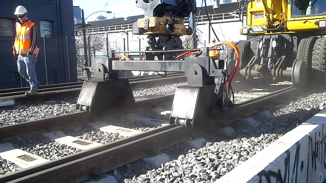 Rail head scrubber - YouTube
