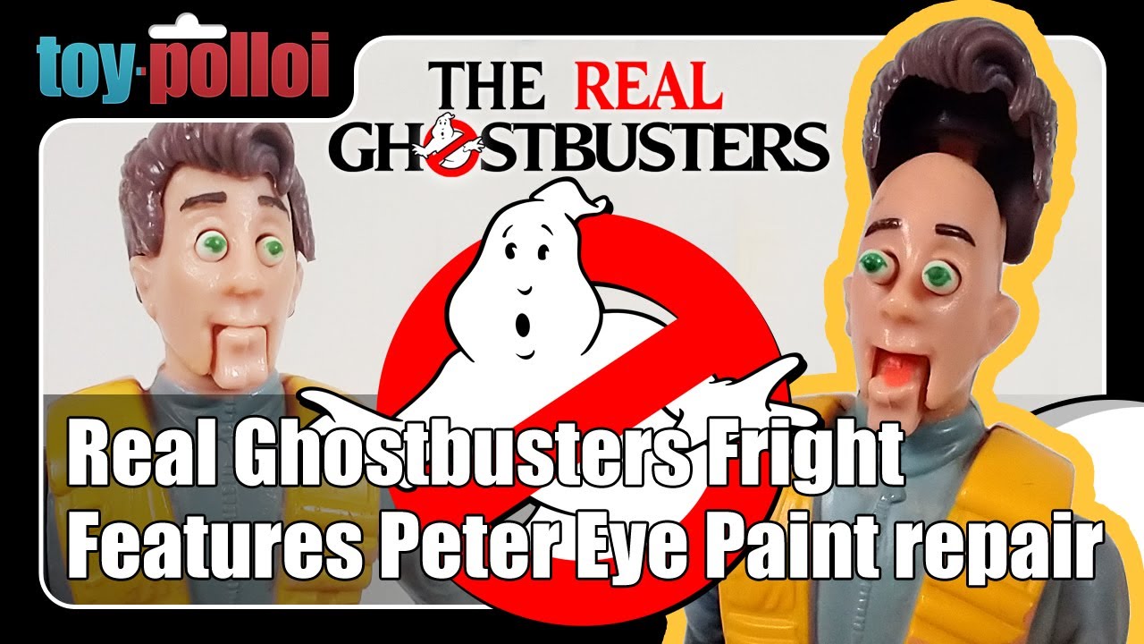 Vintage Real Ghostbusters Fright Features Peter Venkman Eye paint ...