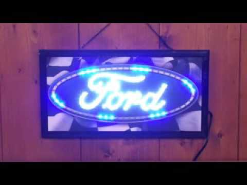 LED SIGN FORD - YouTube