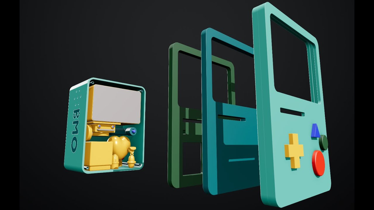 Adventure Time BMO Sculpt in Substance 3D Modeler VR - part 3 - YouTube