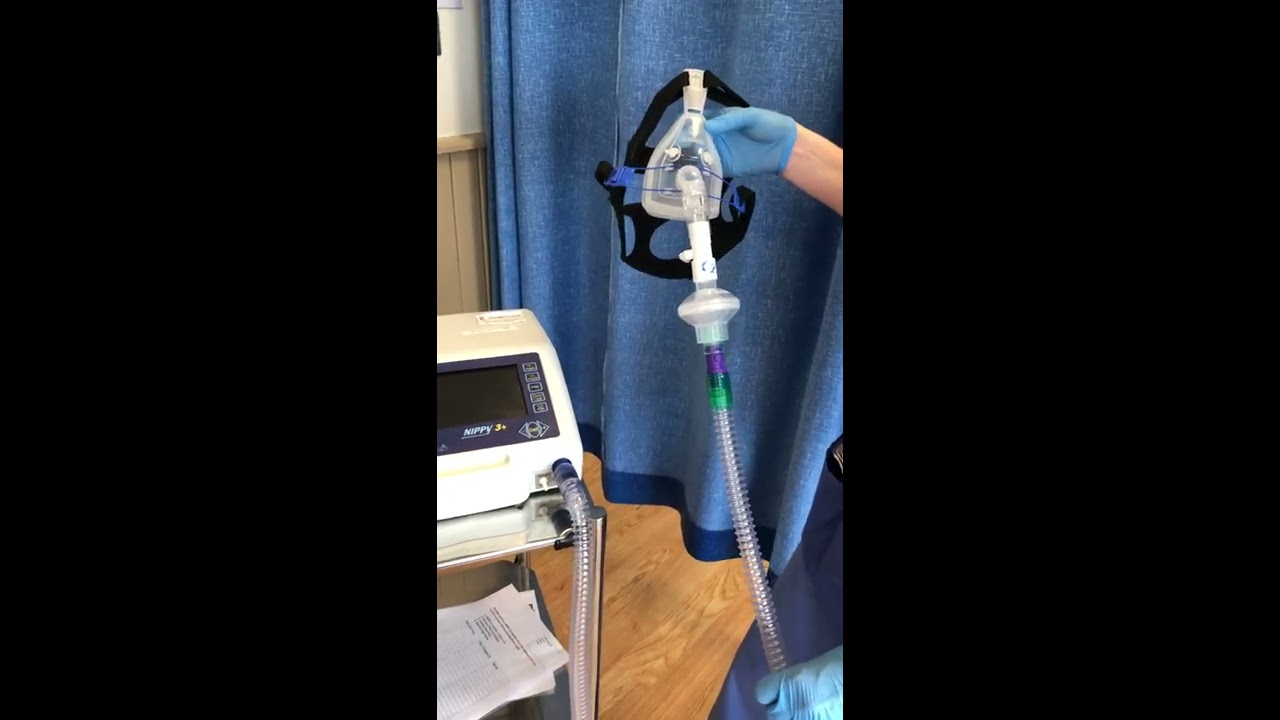 NiPPV 3+ Set-up (for both COVID and Non-COVID patients) - YouTube