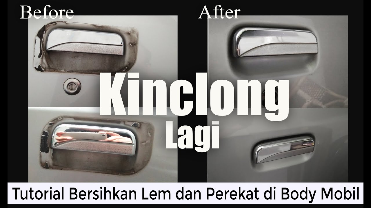 Membersihkan Sisa Lem dan Perekat pada Body Mobil - YouTube