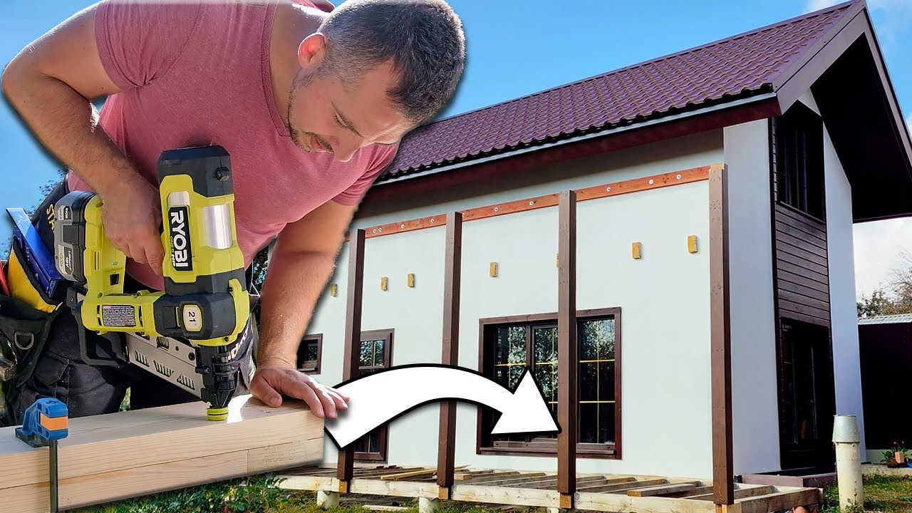 Building a Deck DIY: Posts From Glued Laminated Timber! - YouTube