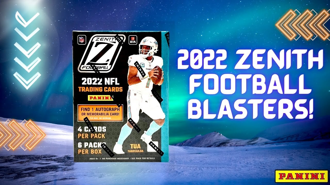 *THESE ARE FUN!! 2022 Panini Zenith NFL Blasters Review! 🔥 - YouTube