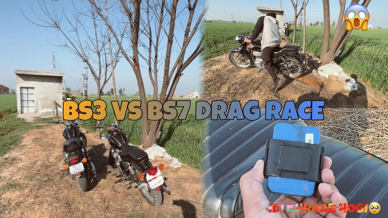 Bullet cdi comparison 💯| Drag race Bs7 | Engine sieze 💔|| - YouTube
