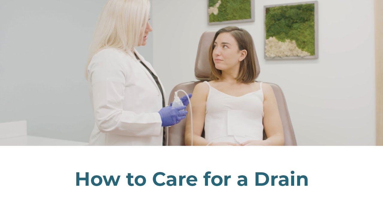 How to Care for a Surgical Drain - YouTube