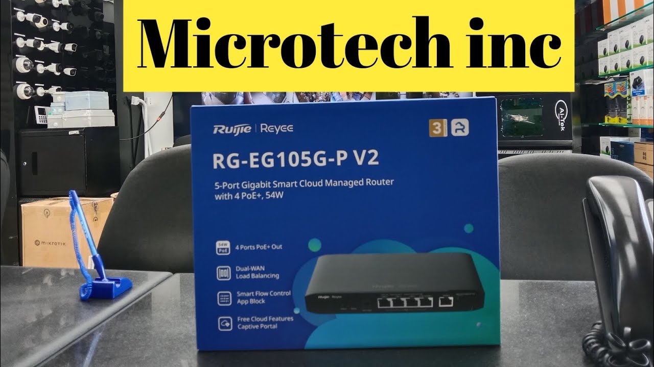 @microtech-inc RG -EG 105G-P V2. 5-Port gigabit Smart Cloud Managed ...