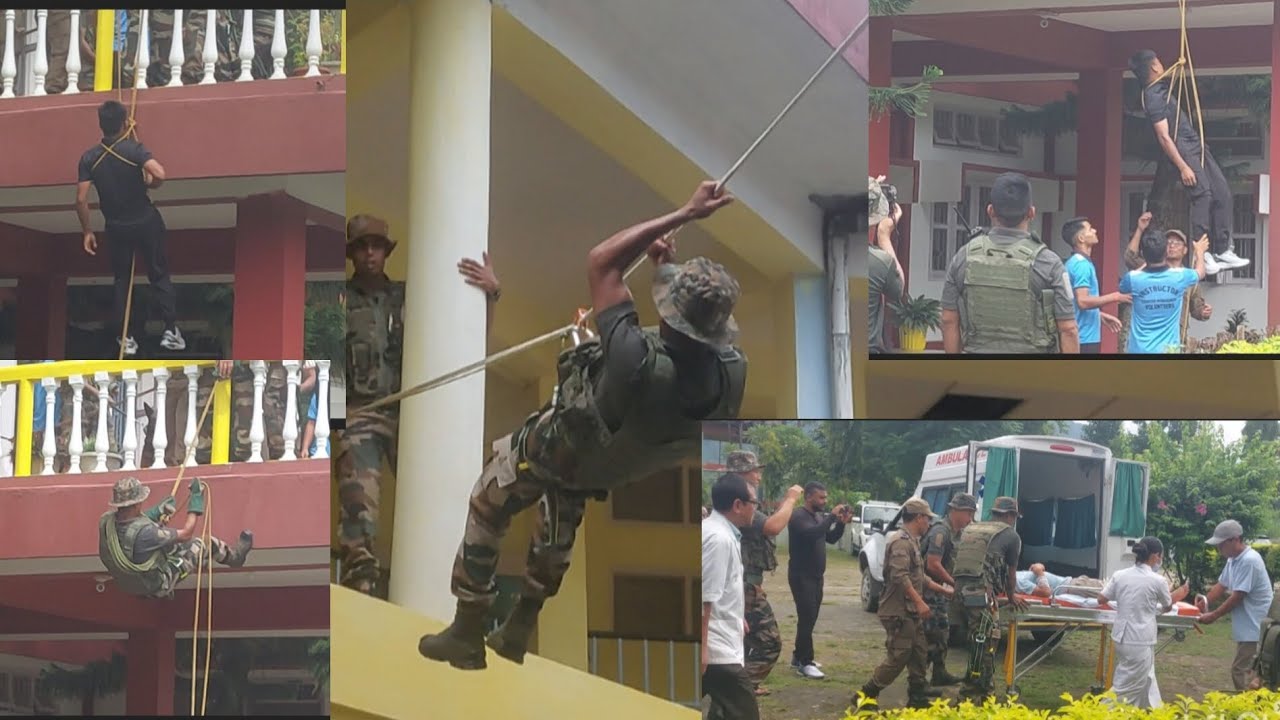 Earthquake Mock-Drill demonstration## Disaster awareness@ADC, Jairampur ...