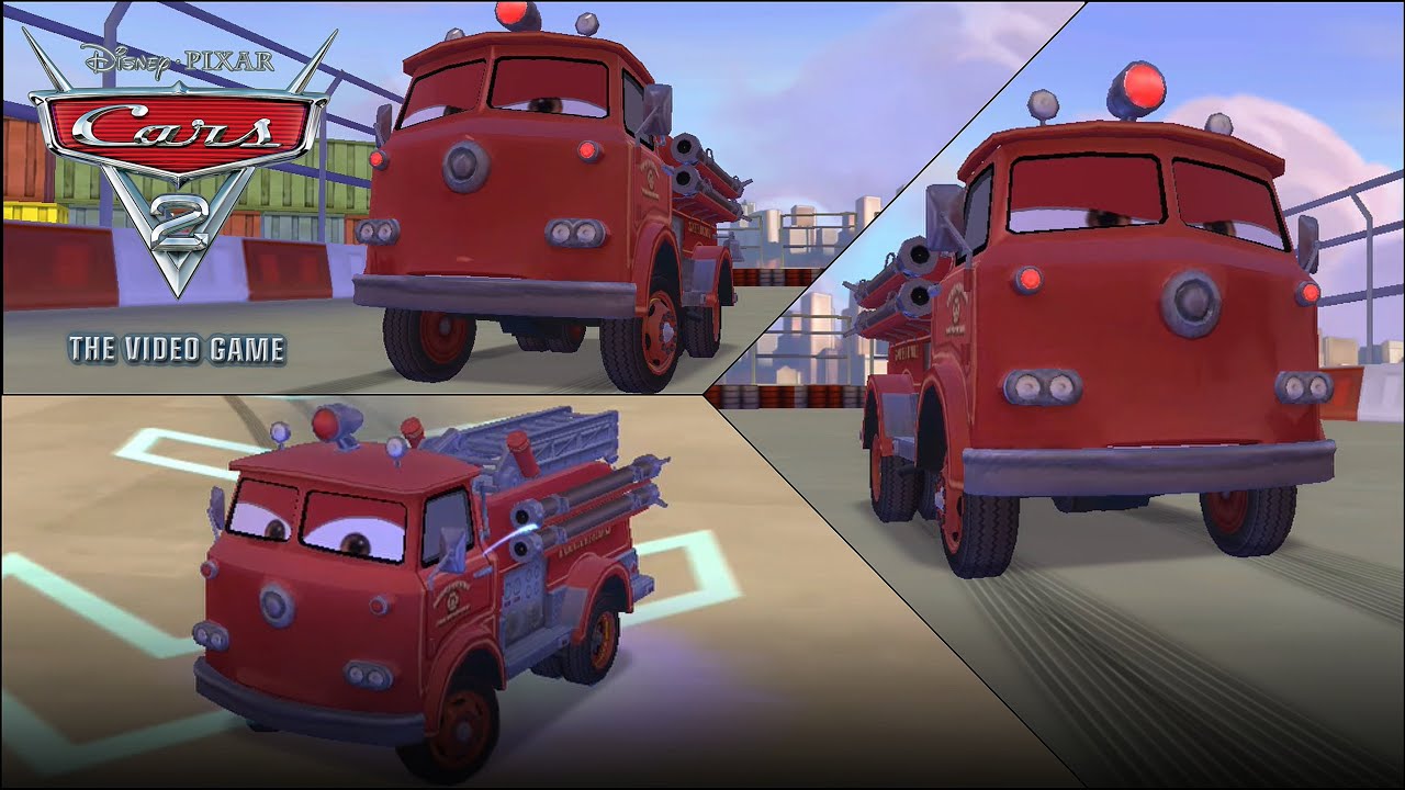 Red (The Fire Truck) | Cars 2 The Video Game (PC) | Gameplay Showcase ...