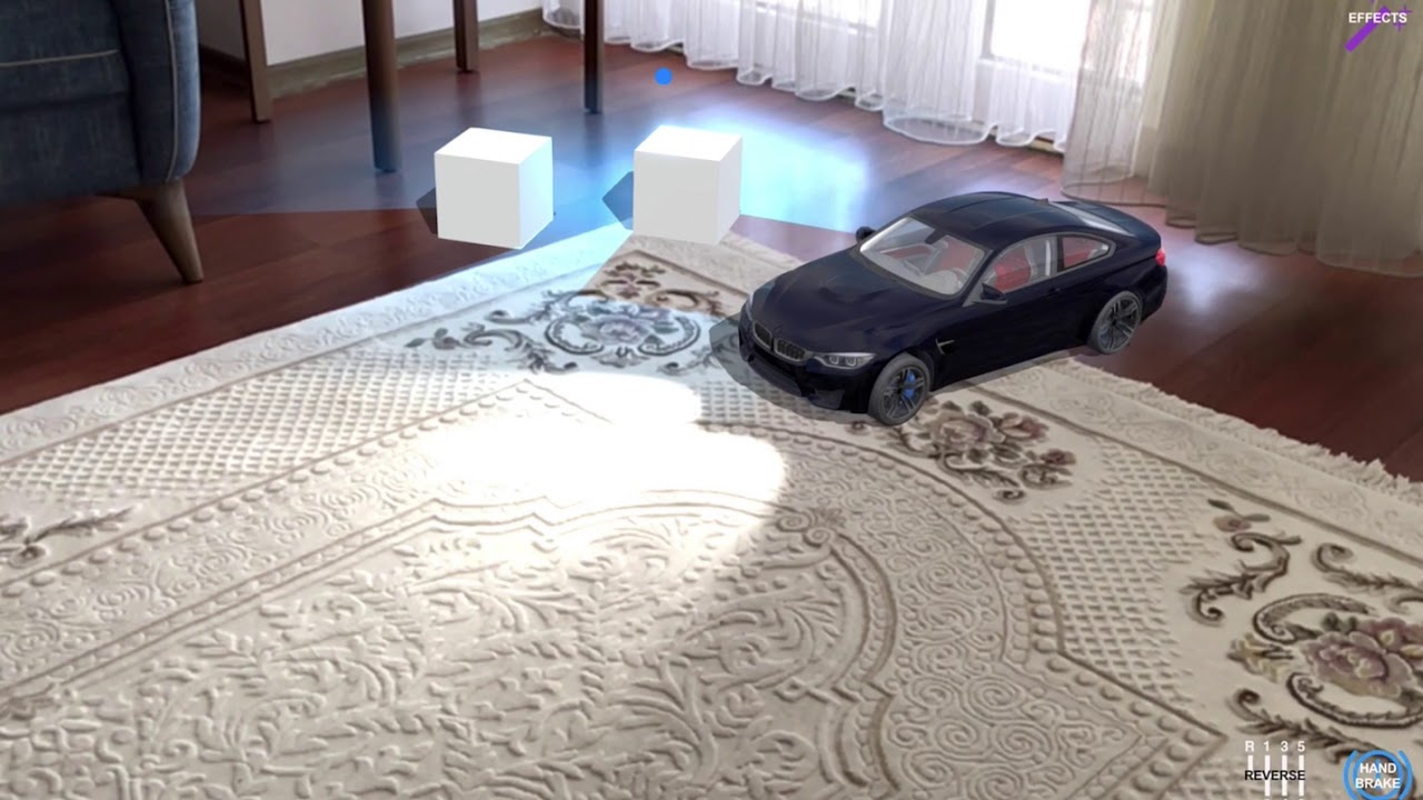 AR Transparent Shadow and Light-Color Receivers - Unity3d - Unity - YouTube