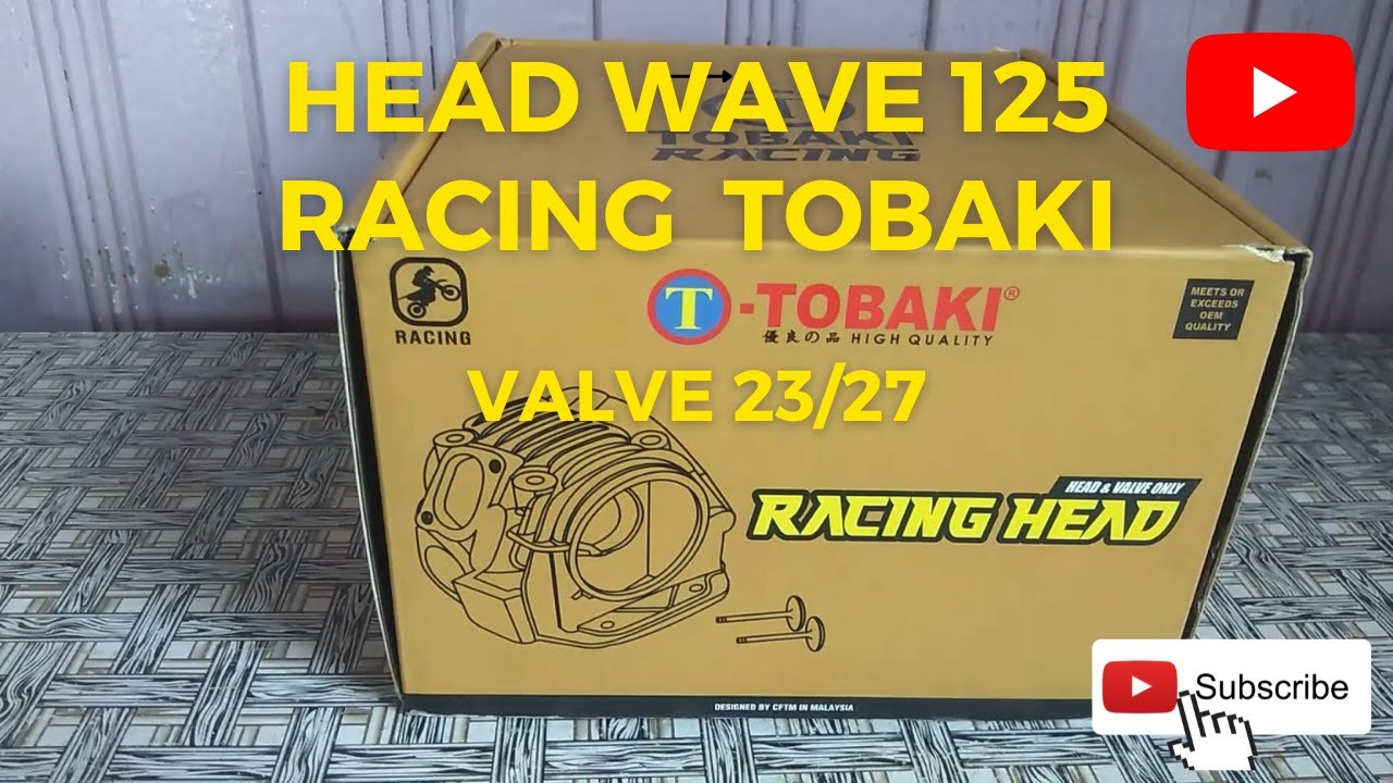 REVIEW : Head wave 125 racing by TOBAKI | Head RACING WAVE 125 TOBAKI ...