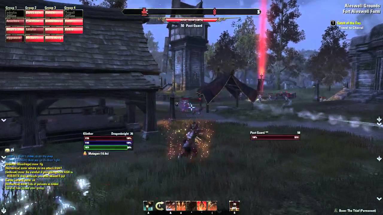 Fight on Aleswell, 12 v X - YouTube