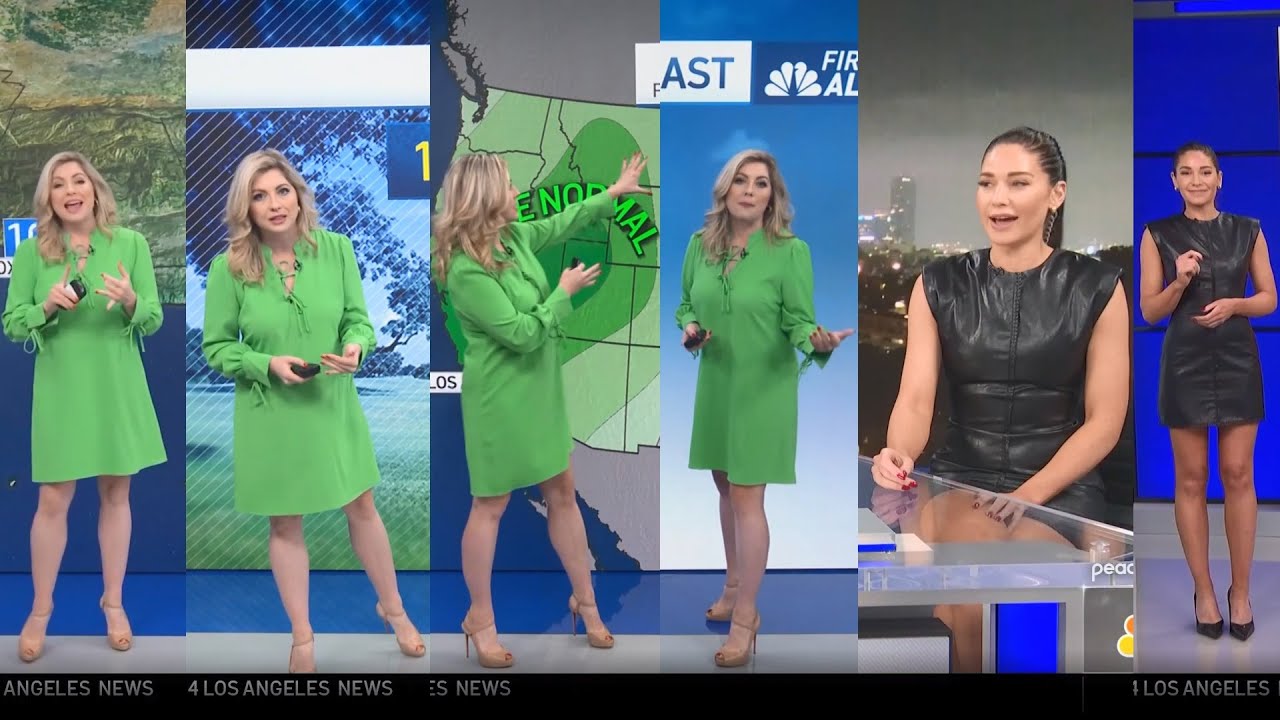 Kelley Moody With The Evening Weather And Olivia Garvey For Nbc4 Los