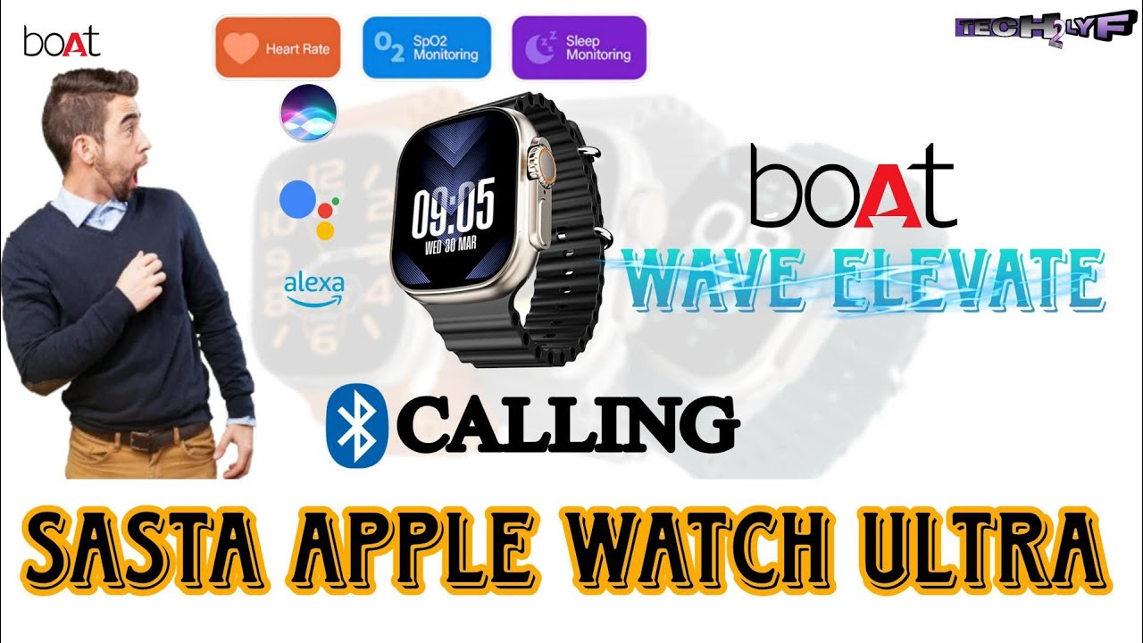 Boat Wave Elevate: A Stylish and Feature-Packed Smartwatch with Apple ...