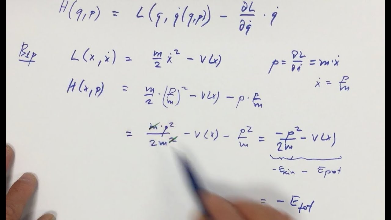 Legendre Transformation Teil 5, physikalische Beispiele - YouTube