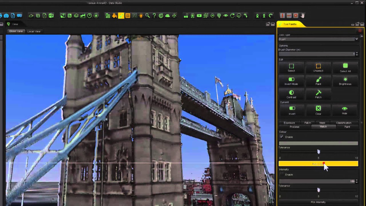 Arena4D Data Studio, Tutorial 18 - Editing a Point Cloud - Match - YouTube