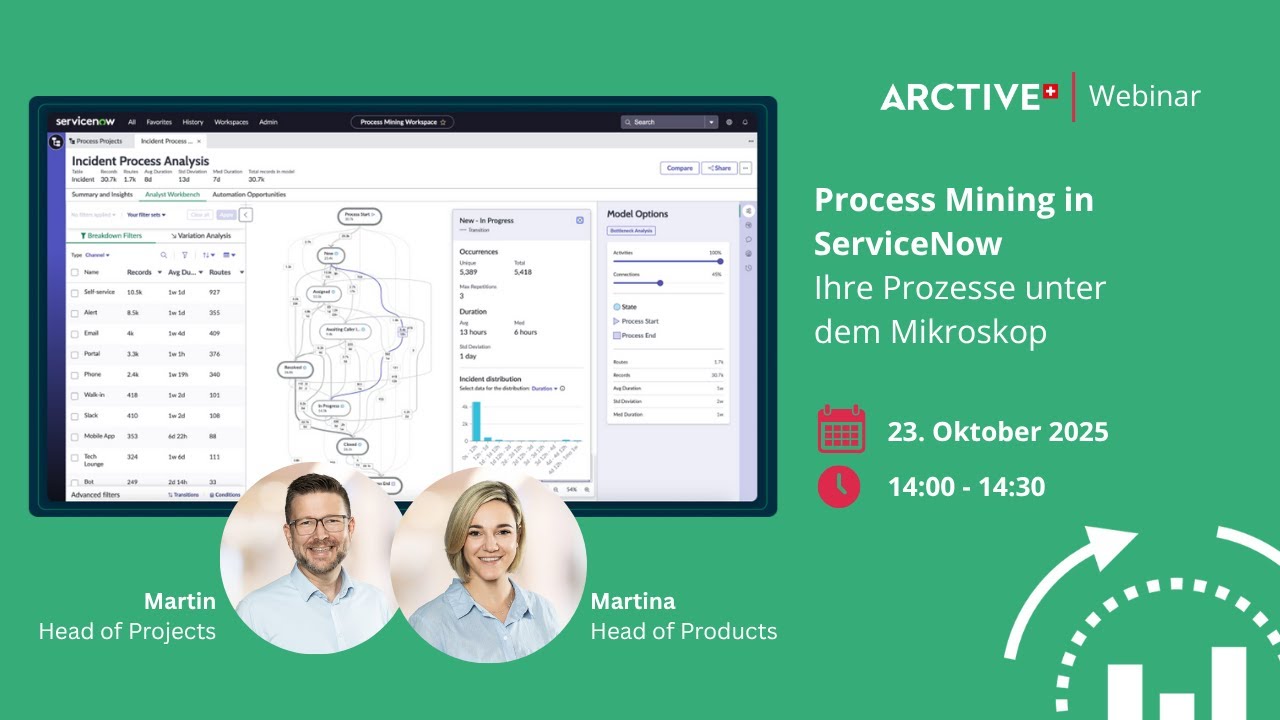 Process Mining in ServiceNow: Ihre Prozesse unter dem Mikroskop - YouTube