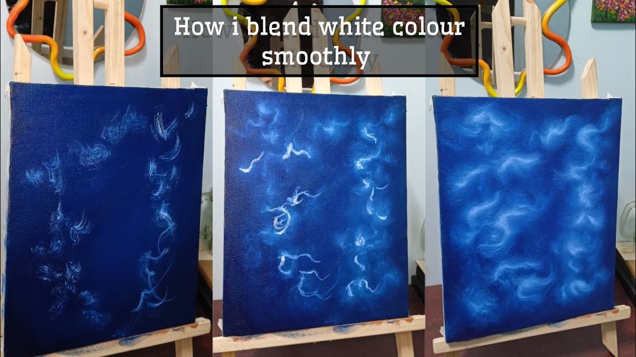 How to blend white colour smoothly. Tutorial - YouTube