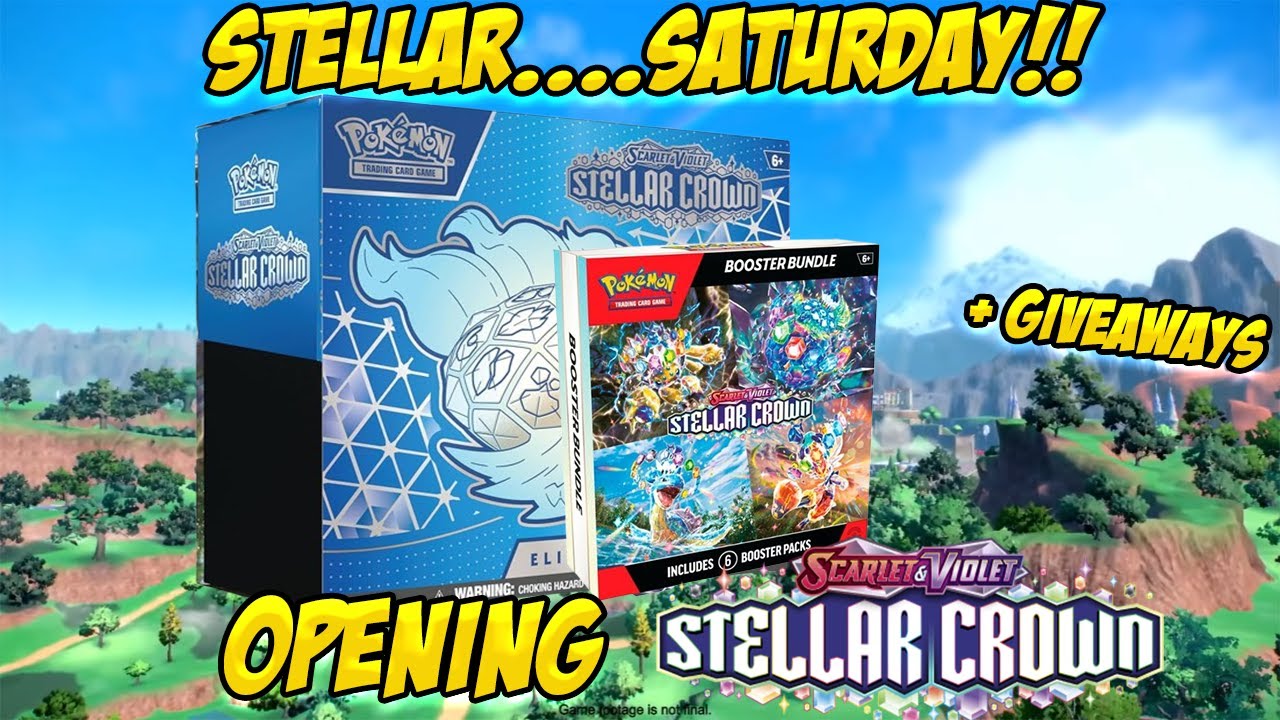Stellar Saturday - Pokémon Card Opening and Giveaways - YouTube