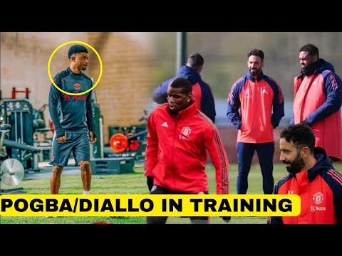POGBA RETURNS! AMAD & ZIRKZEE SPOTTED IN SHOCK COMEBACK AS UNITED ...