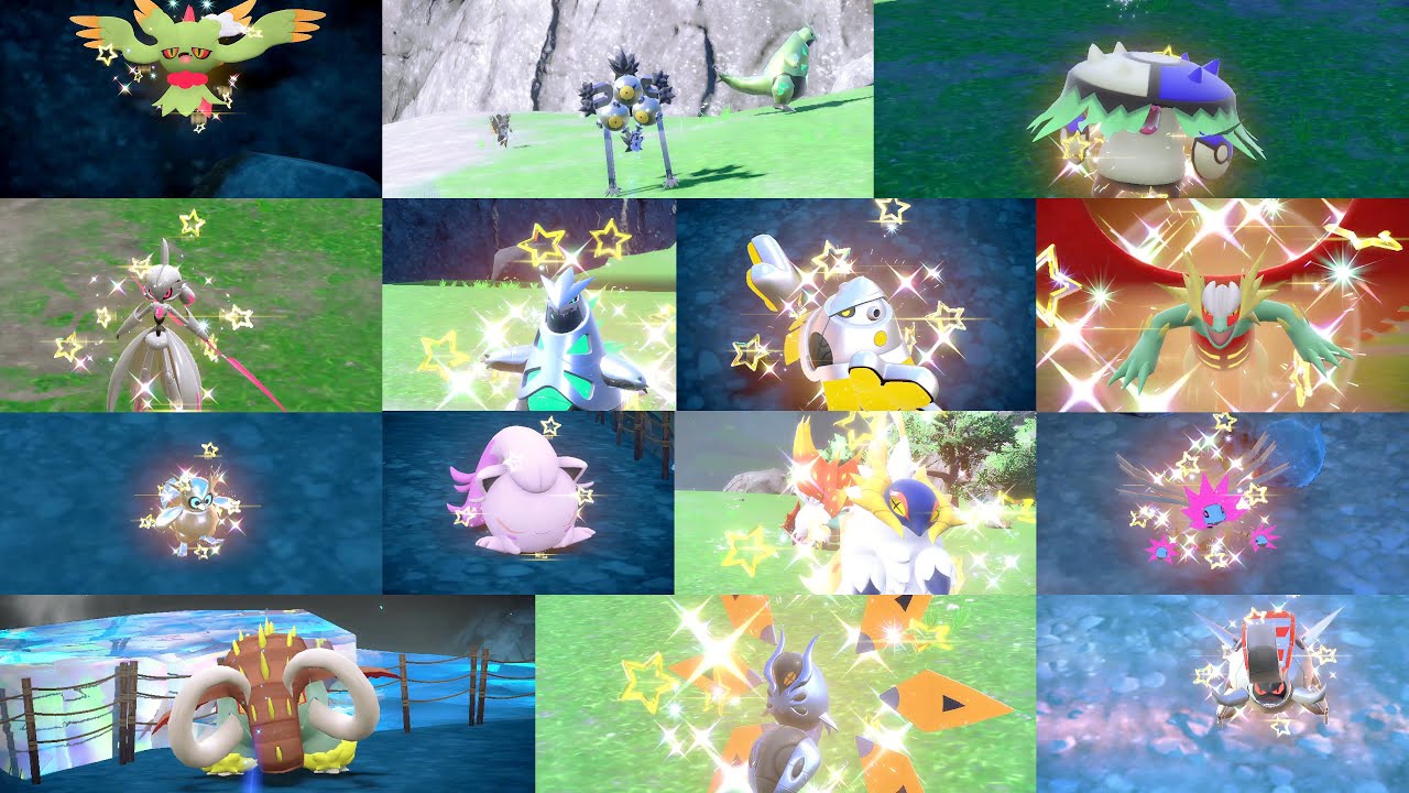 Pokémon Scarlet & Violet: CATCHING EVERY SINGLE PARADOX SHINY IN ONE ...