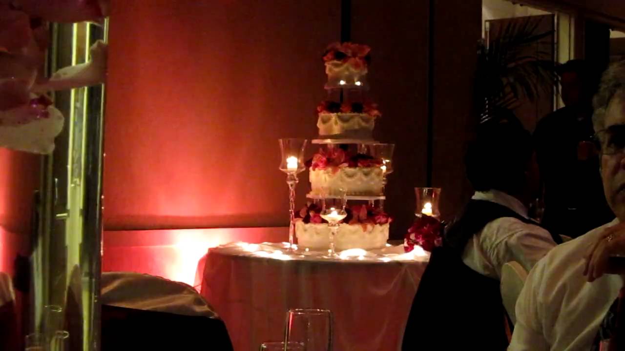 Wedding Cake with Lights! - YouTube