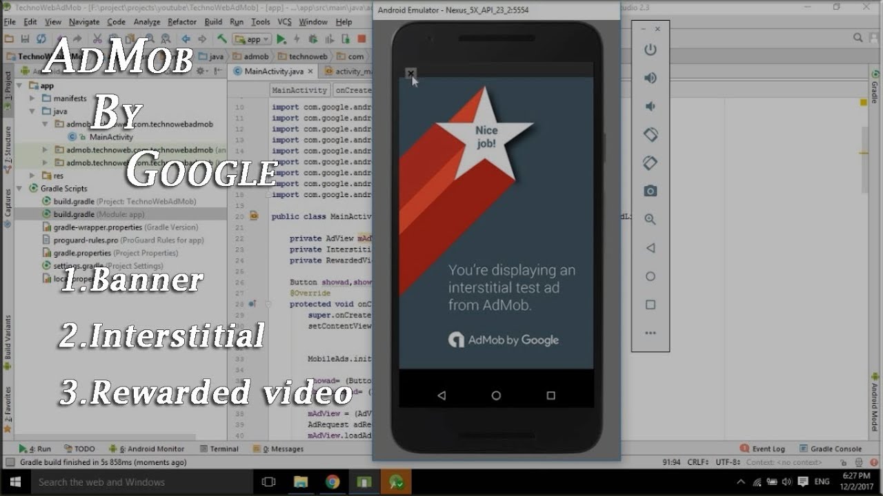 Admob Demo Ad Units Ad Formats Ad Types YouTube admob-demo-ad-units-ad-formats-ad-types-youtube