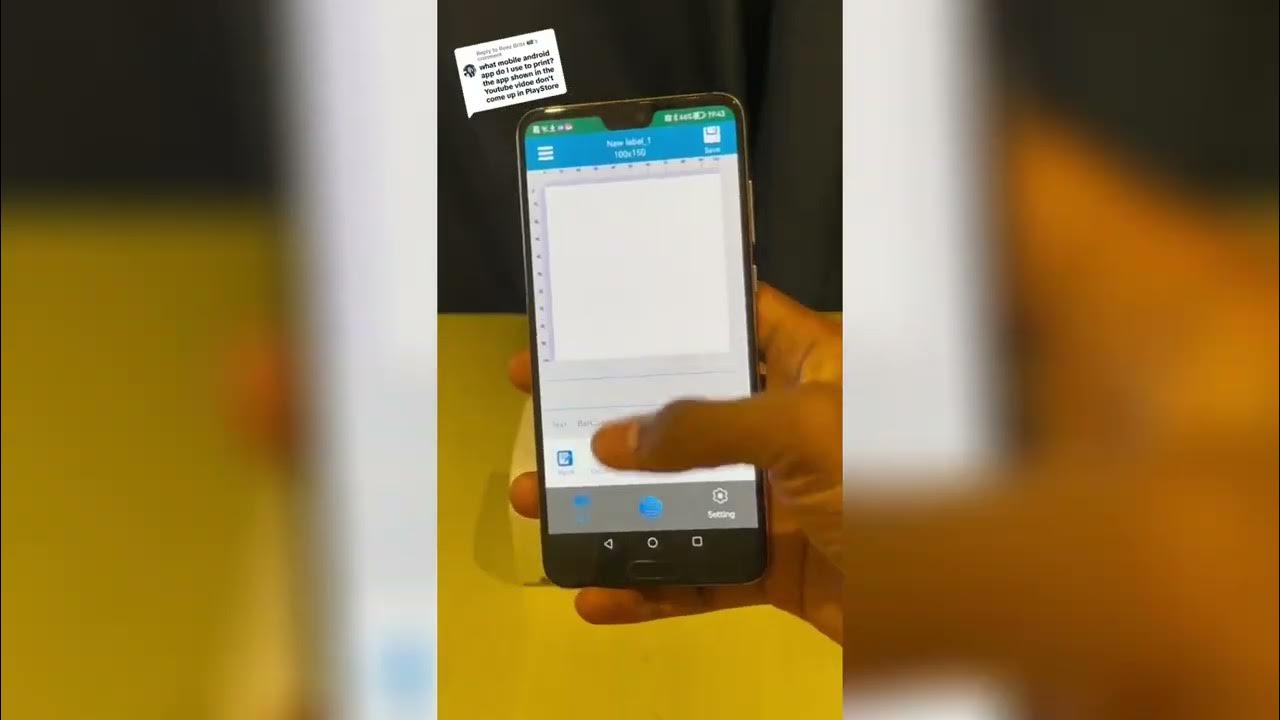 Print From Android - Trophy Thermal Printer Tutorial - YouTube