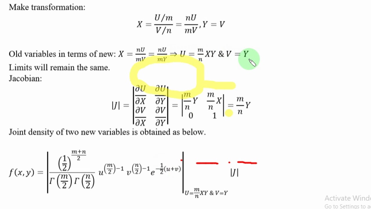 F-distribution 2, Math 8 - YouTube