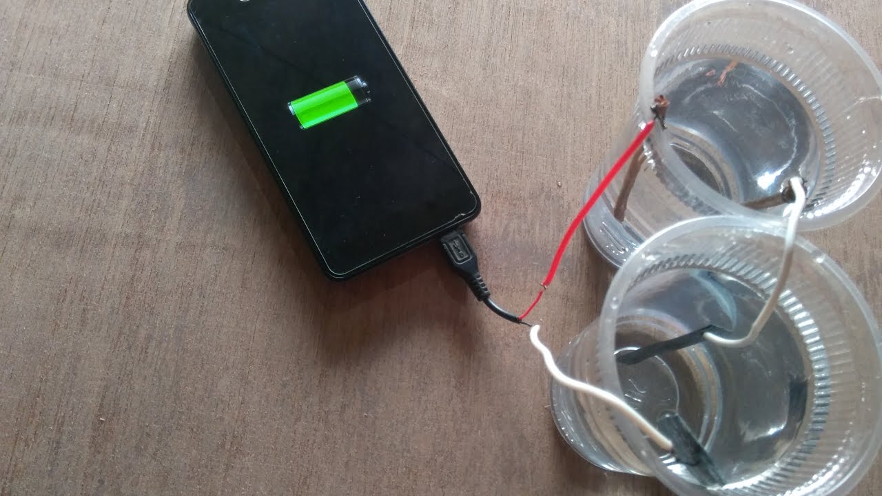️Charge smartphone by water ,amazing smartphone life hacks - YouTube