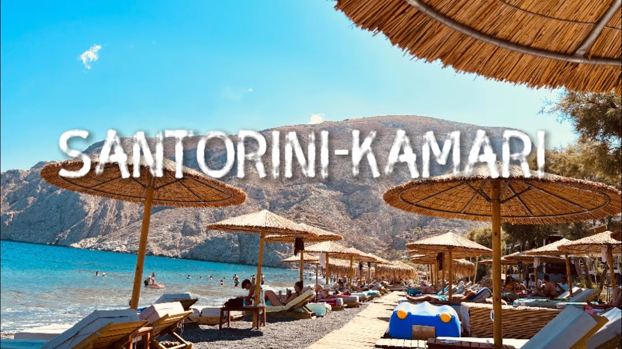 Santorini-Kamari - YouTube