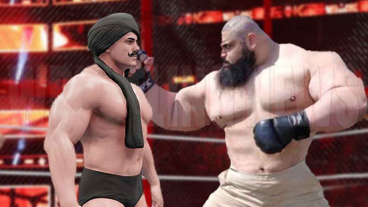 Dara Singh vs Sajad Gharibi Hell in a Cell Match - YouTube