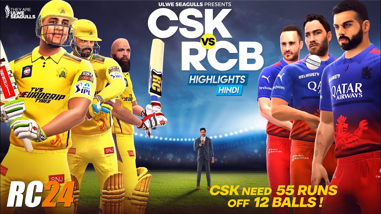 CSK vs RCB | CSK vs RCB highlights 2024 | CSK vs RCB 68th Match IPL ...