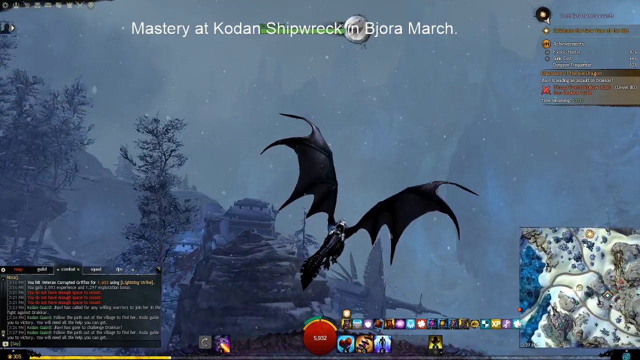 [GW2] Kodan Shipwreck Mastery Bjora March - YouTube