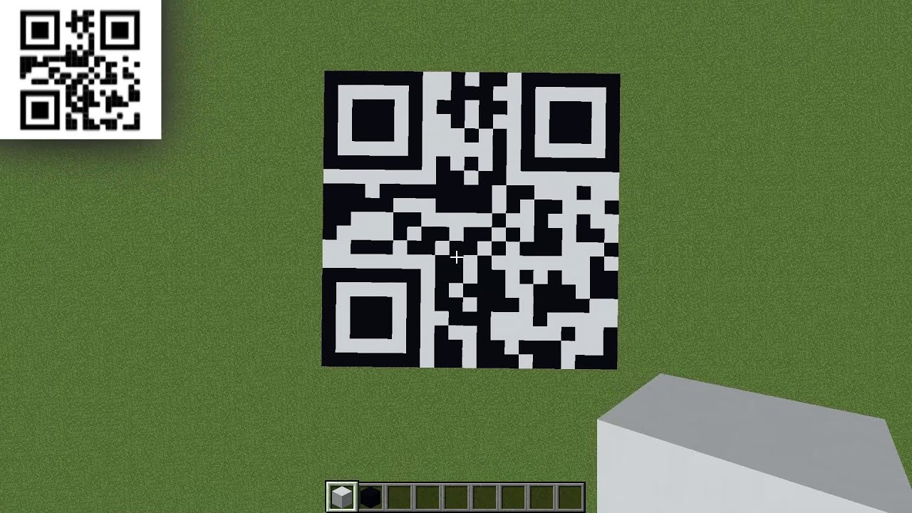 So I built a QR Code in Minecraft - YouTube