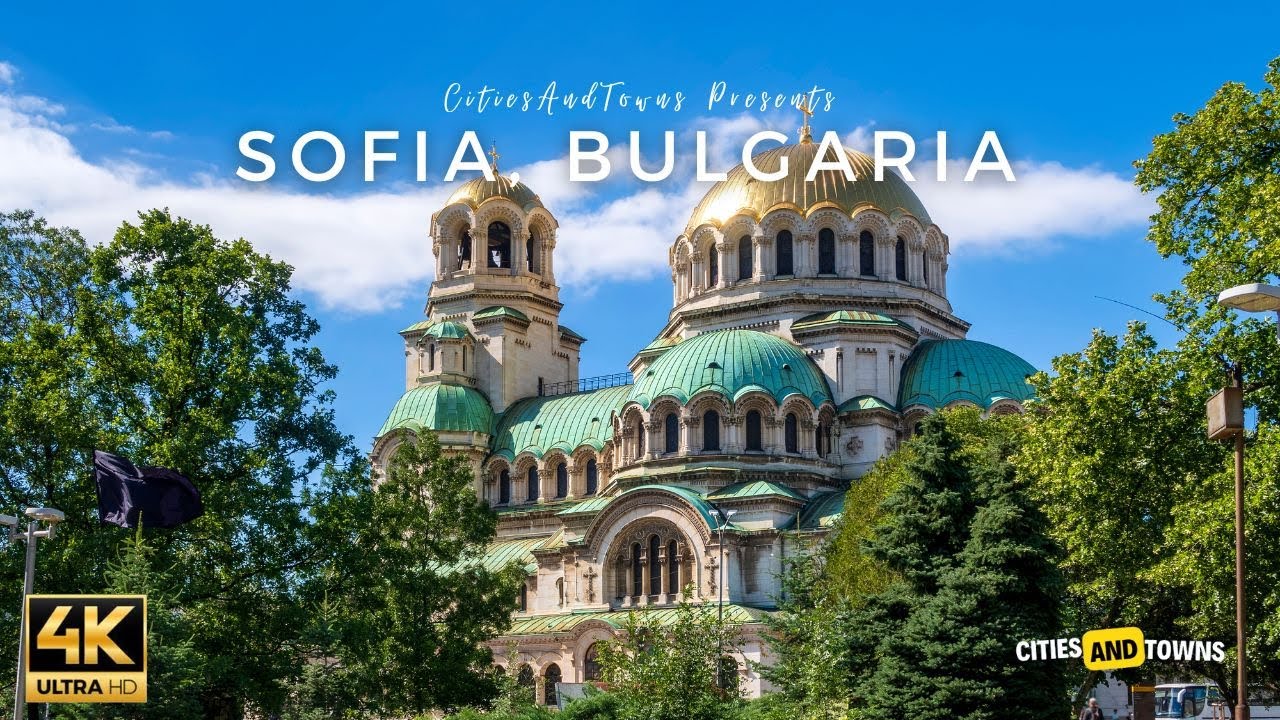Sofia, Bulgaria 🇧🇬 in 4K Video by Drone ULTRA HD - Flying over Sofia ...