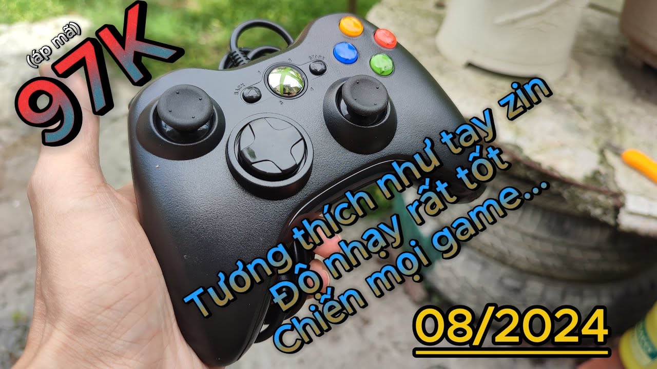 Trên tay | Test nhanh Tay cầm Xbox 360 Rep 1:1 có dây mua mới trên ...