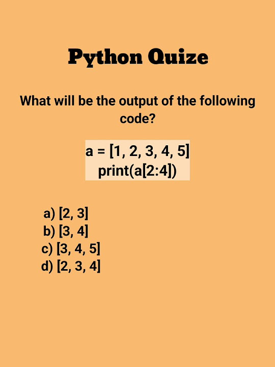 Python Quiz Pythonquiz Solution Viral Youtube