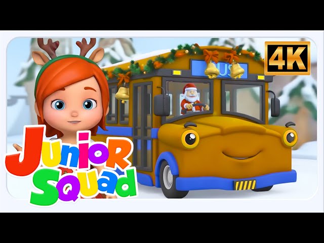 Wheels on the Christmas Bus | Fun Holiday Rhyme and Sing-Along for ...