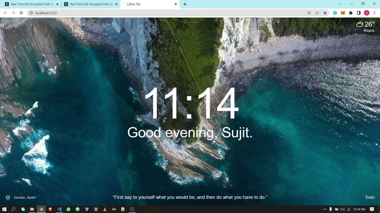 [Project Demo] - Real-time end to end Encrypted chat app using node.js ...