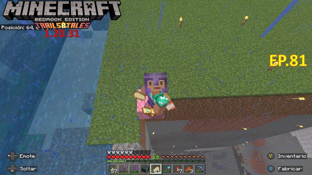 Último tramo de los chunks de slimes - Minecraft Bedrock 1.20 Timelapse ...