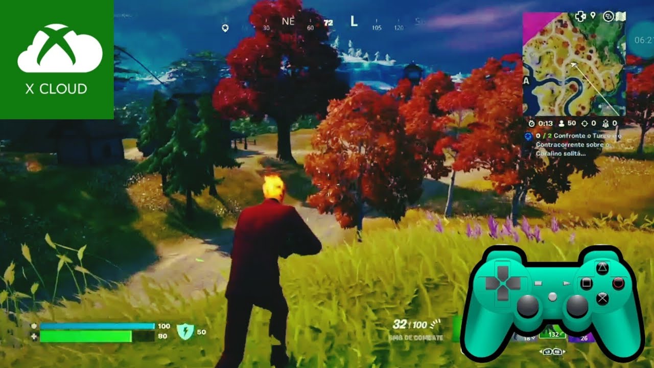Fortnite gameplay ultra gráficos Xbox cloud game 60 fps - YouTube