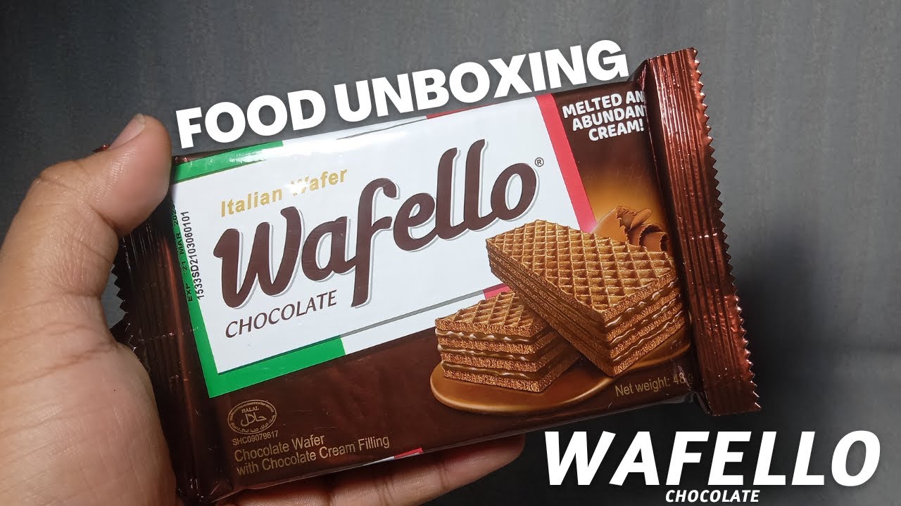 FOOD UNBOXING 33 (WAFELLO CHOCOLATE) - YouTube