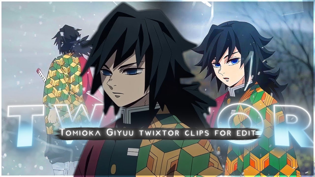 TOMIOKA GIYU TWIXTOR 4K clips for edit - YouTube